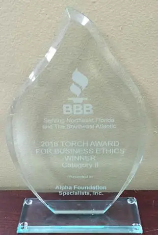 2016 BBB Torch Award for Business Ethics | Alpha Foundations
